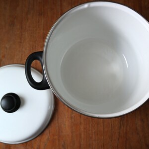 Vintage Megaware Stock Pot 9 Quart White Enamel Spain | Etsy