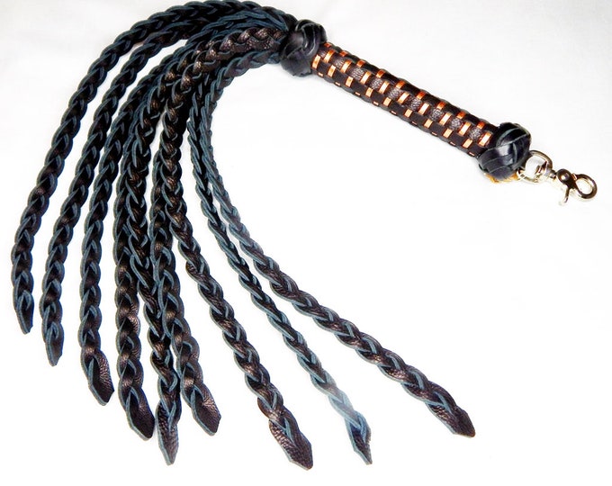 Flat Braid Leather Flogger - Etsy