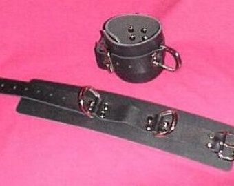 BDSM, Quick Cuffs, BDSM Cuffs, Leather BDSM Cuffs, Handmade Leather ...