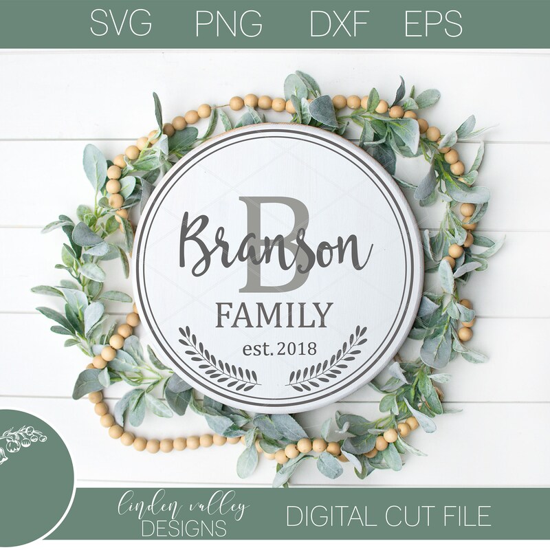 Last Name Svg - Etsy