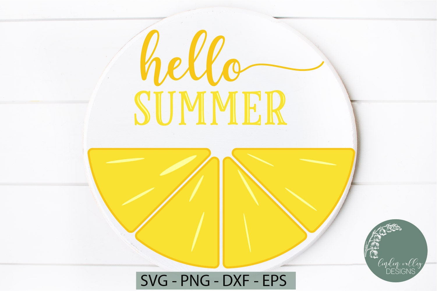 Summer Svg Round Sign Bundle Round Svg Sign Bundle Hello Etsy