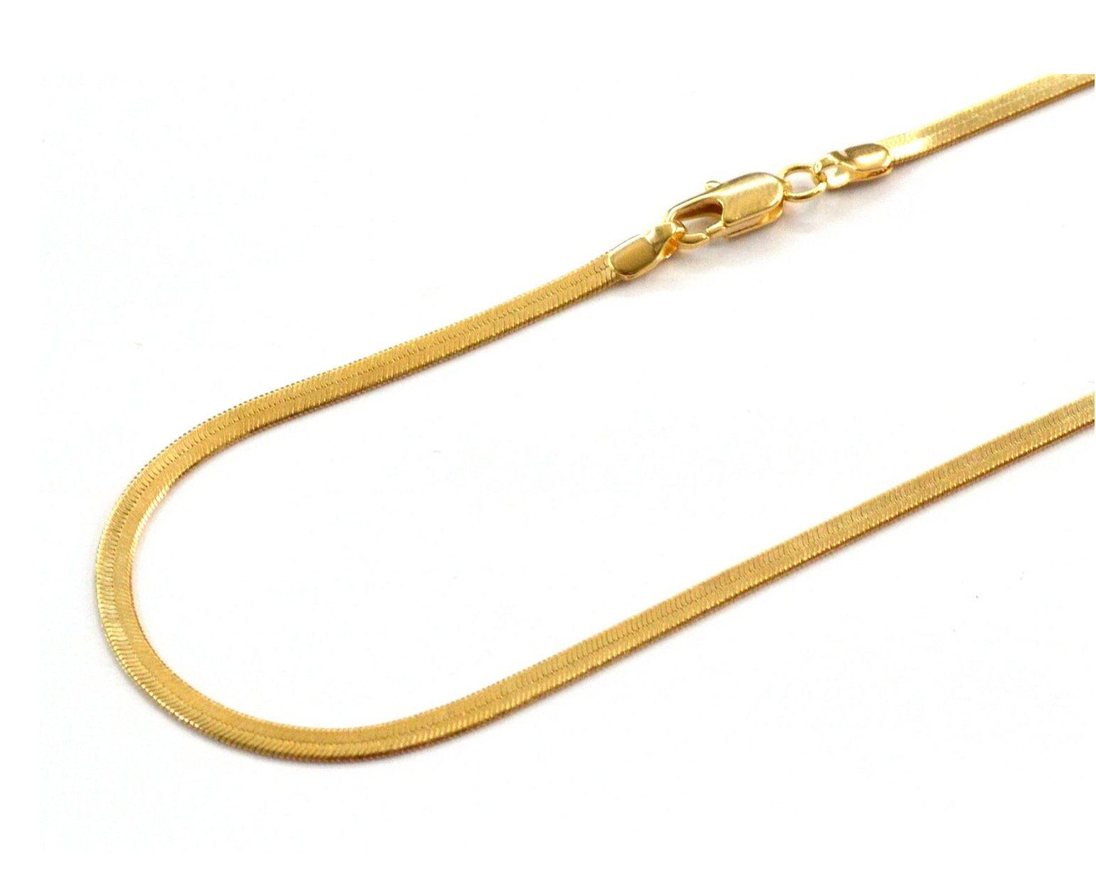 3mm Herringbone Chain - Etsy Sweden