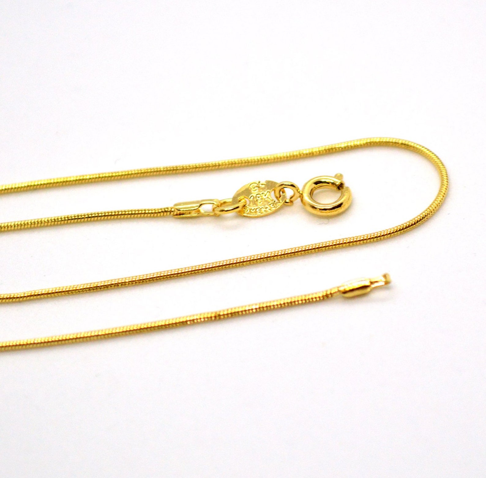 1mm Snake Chain - Etsy