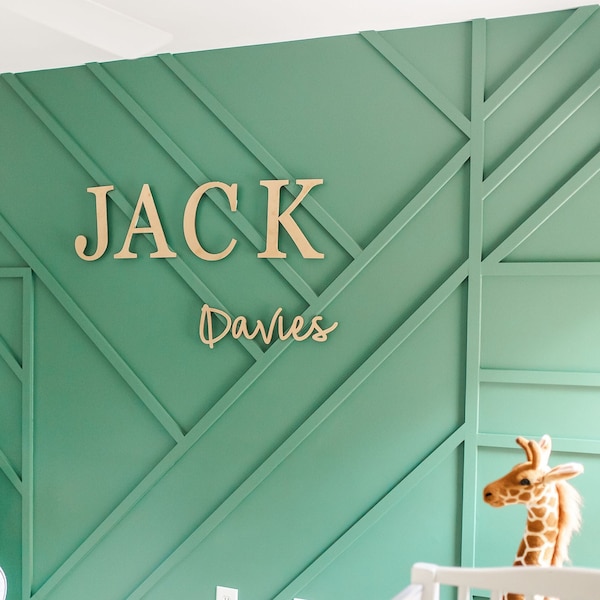 Wooden Name Cutout - Etsy
