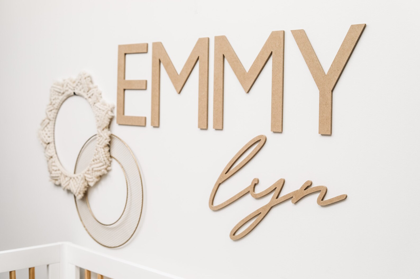Name Cutouts for Nursery, Wooden Letters, Name Sign, Nursery Letters ...