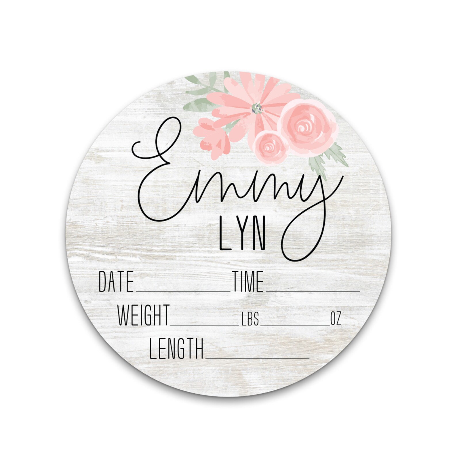 Birth Announcement Sign, Baby Name Announcement Plaque, Hospital ...