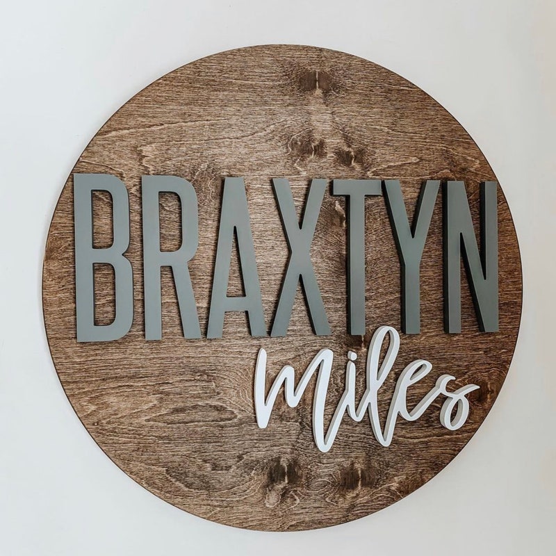 36 Round Wooden Board - Etsy