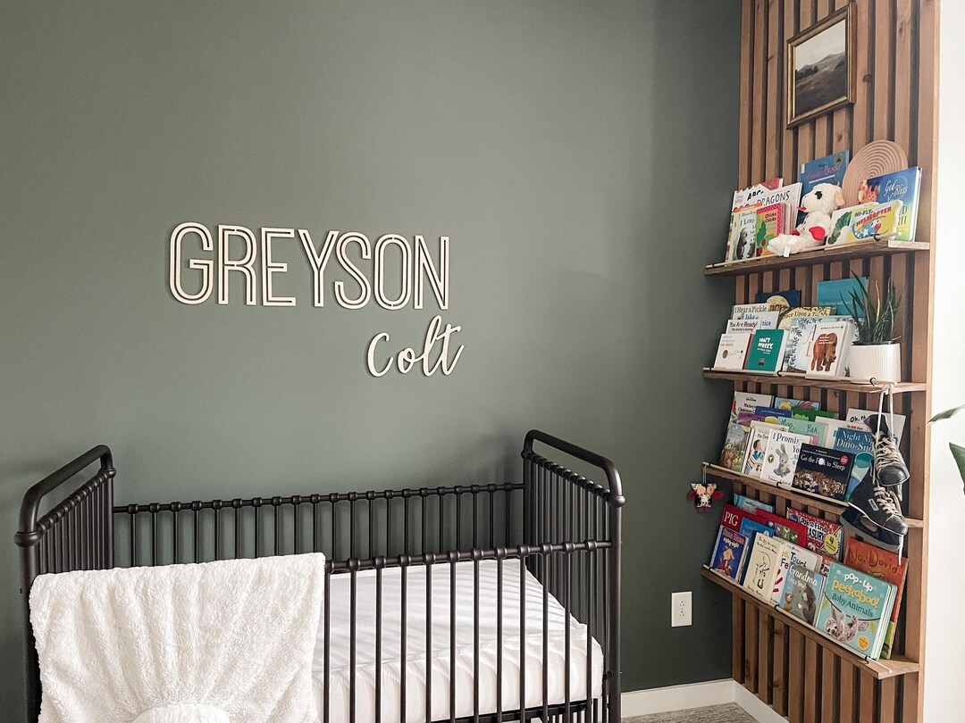 Name Cutouts for Nursery, Wooden Letters, Name Sign, Nursery Letters ...