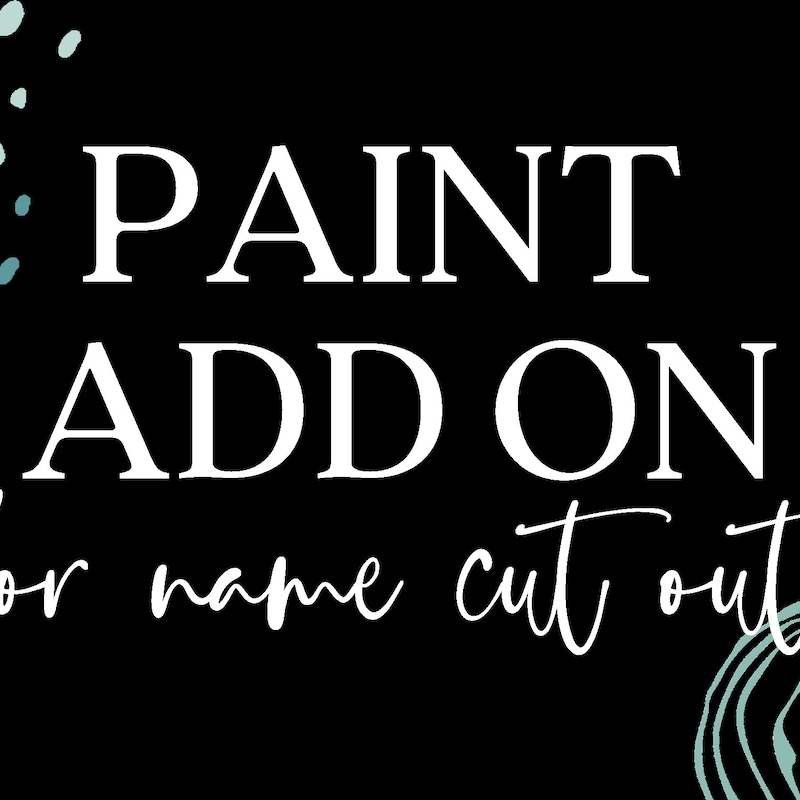 Baby Name Sign on Board - Etsy