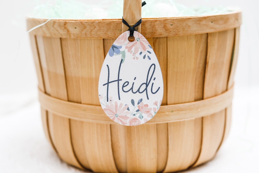 FREE SHIPPING Easter Basket Tag, 3.5 Basket Tag, Easter Gift Tag ...