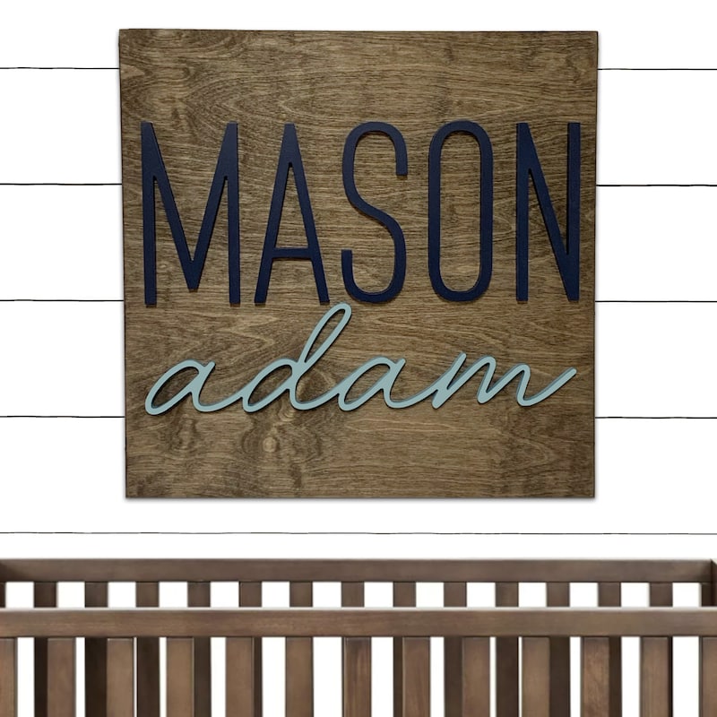 Square Wood Sign - Etsy