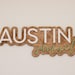 Custom 3D Name Sign, Boy Nursery Name Sign, Nursery Wall Art, Wooden ...