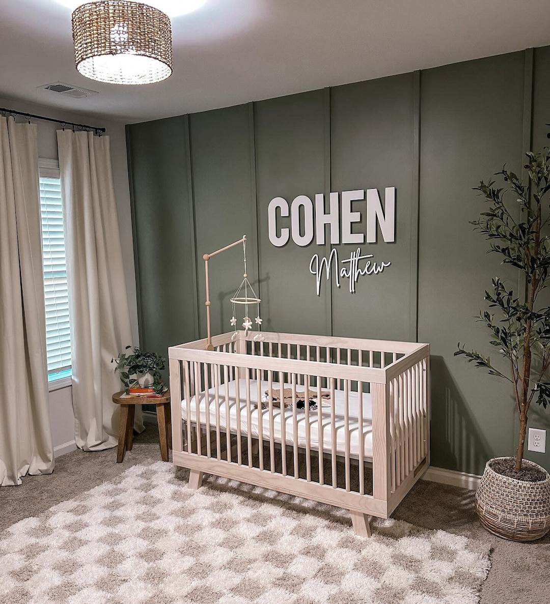 Freestanding Wooden Name Cutouts, Wooden Letters, Name Sign, Baby ...