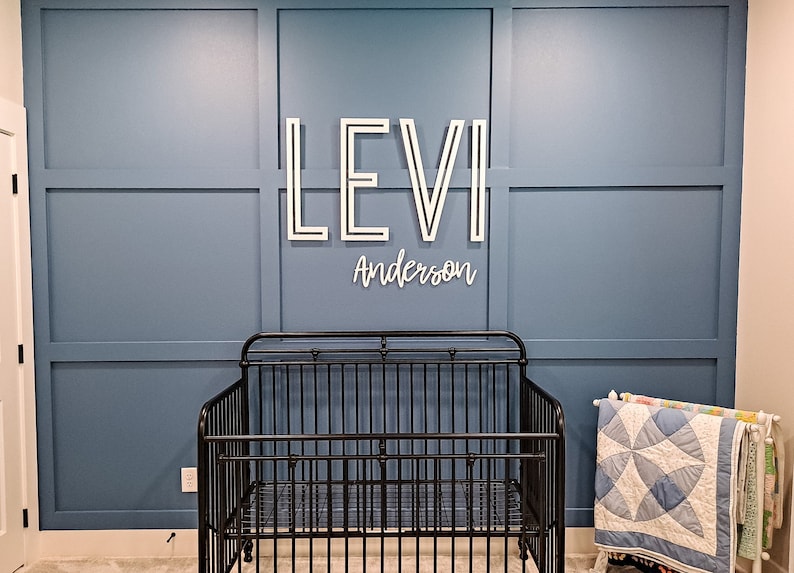 Name Cutouts for Nursery Wooden Letters Name Sign Nursery - Etsy