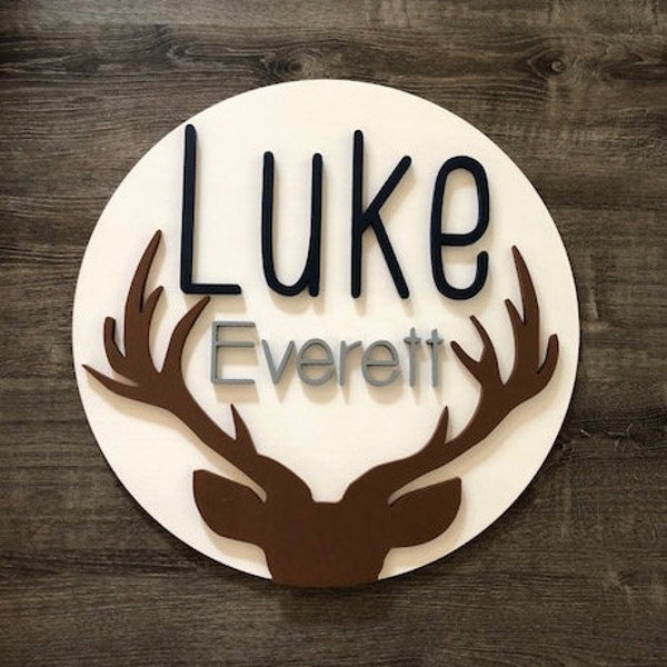 Deer Sign - Etsy