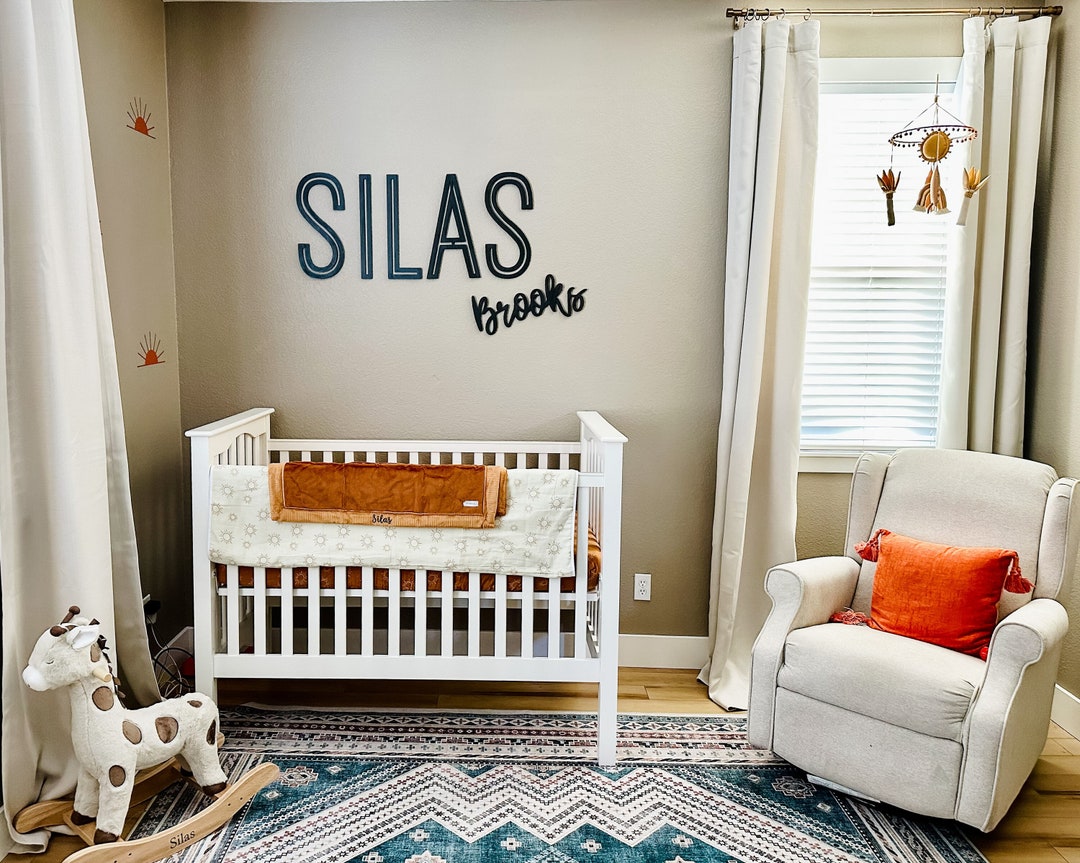 Stacked Names for Nursery, Wooden Letters, Name Sign, Nursery Letters ...