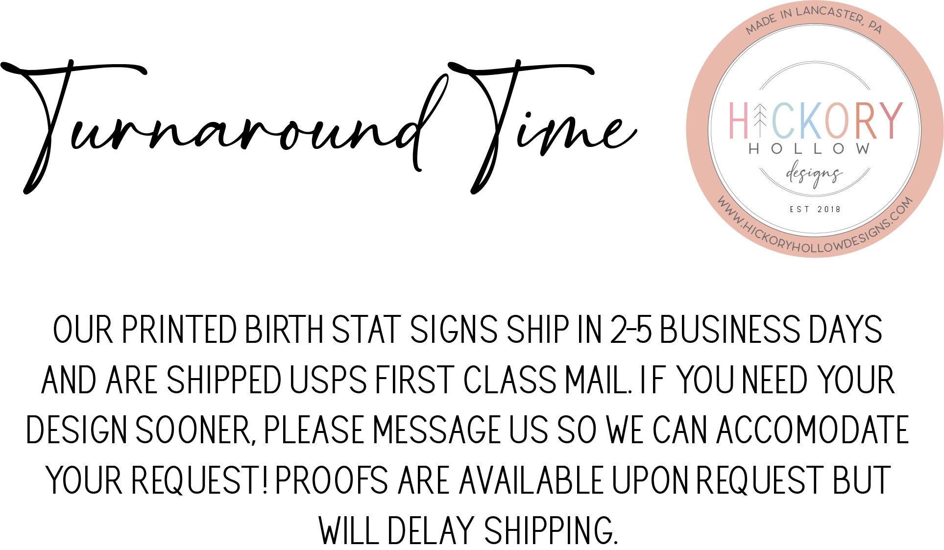 Baby Birth Stat Sign Personalized Birth Announcement Sign | Etsy