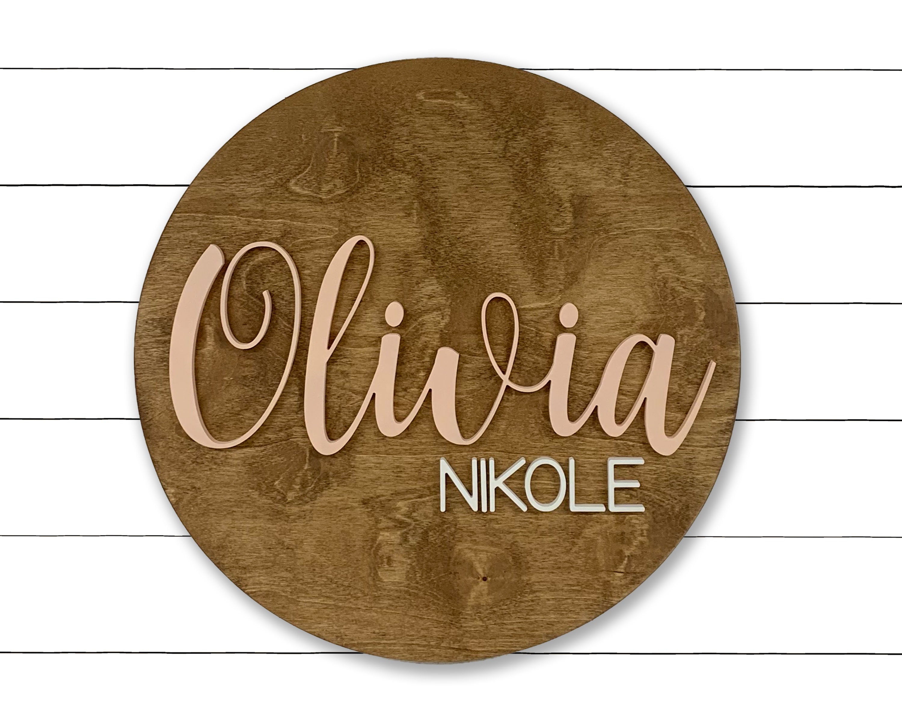Custom Name Sign Child or Baby Name Nursery Sign Baby | Etsy