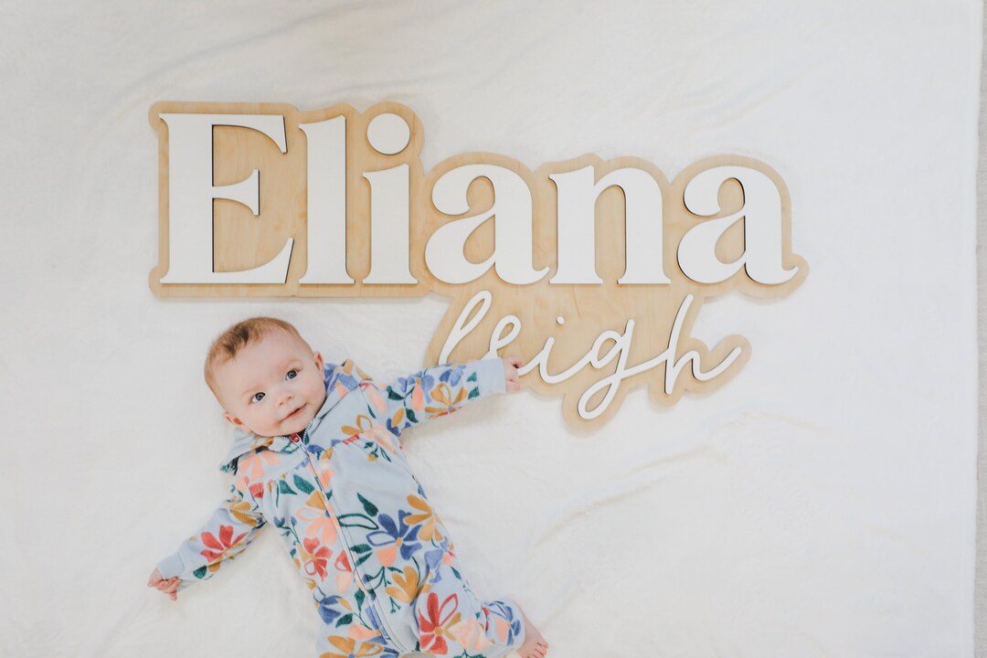 Custom Above Crib Name Sign - Etsy