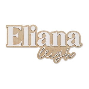 Outline Name Sign, Custom Girl Name Sign, Boho Nursery, Above Crib ...