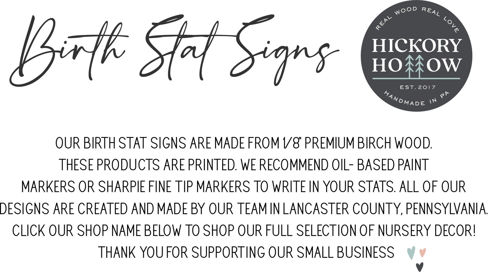 Baby Birth Stat Sign Personalized Birth Announcement Sign - Etsy