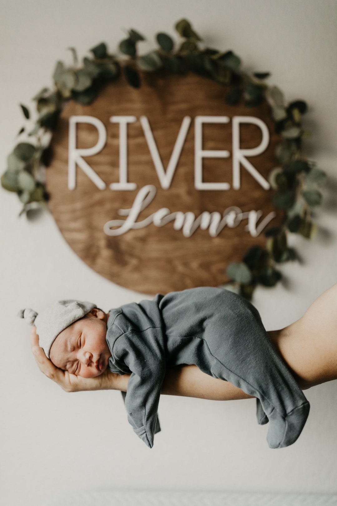 12-36 Inch 3D Nursery Sign | Nursery Wall Decor | Round Wood Sign ...