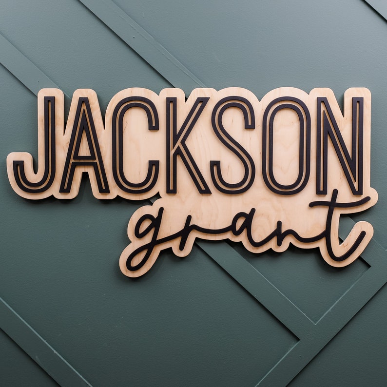 Custom Wooden Name Sign Nursery Decor - Etsy Custom Wooden Name Sign Nursery Decor - Etsy