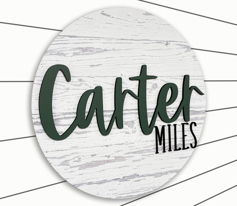 Printed Distressed Shiplap Background Name Sign Personalized | Etsy
