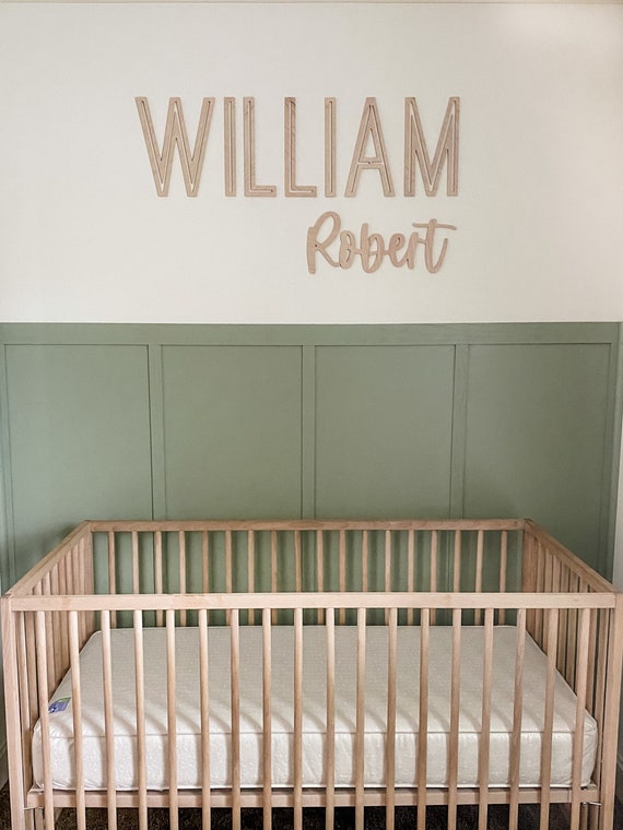 Stacked Names for Nursery Wooden Letters Name Sign Nursery - Etsy