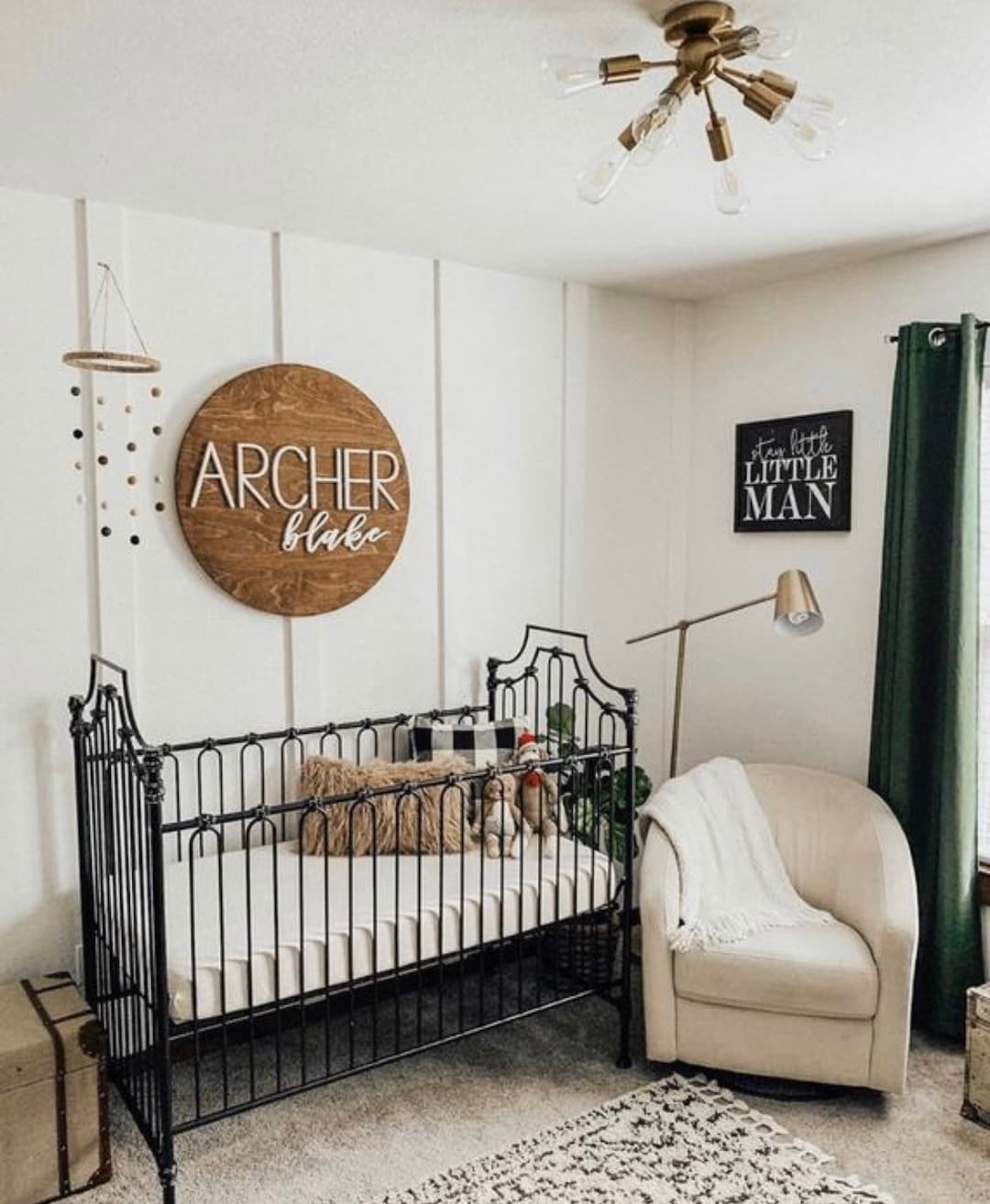 Customized Baby Name Sign, 12-36 Inch, Baby Shower, Round Plaque ...