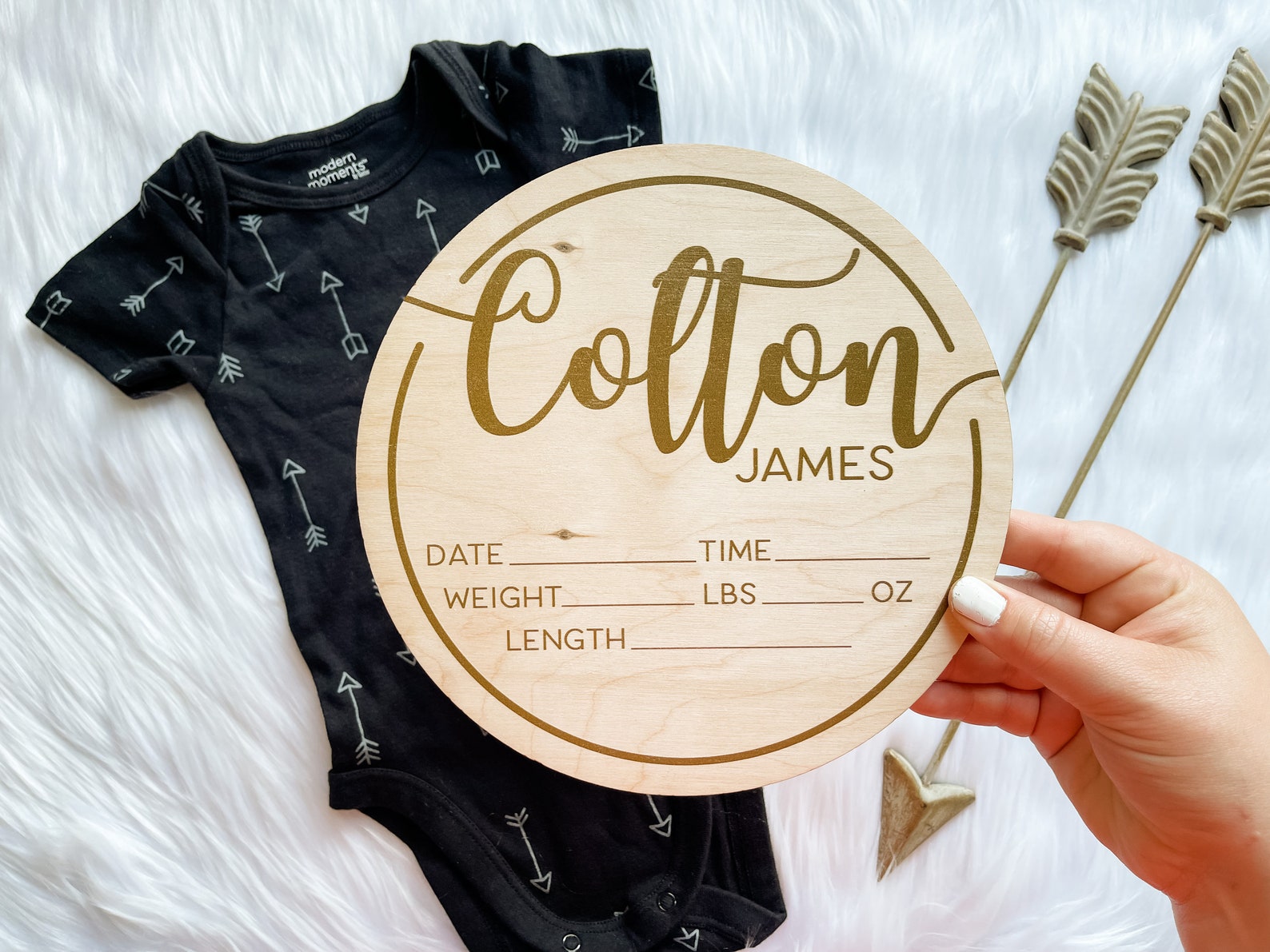 Baby Birth Stat Sign Personalized Birth Announcement Sign - Etsy