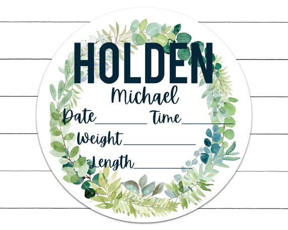 Baby Birth Stat Plaque Personalized Birth Announcement Sign | Etsy