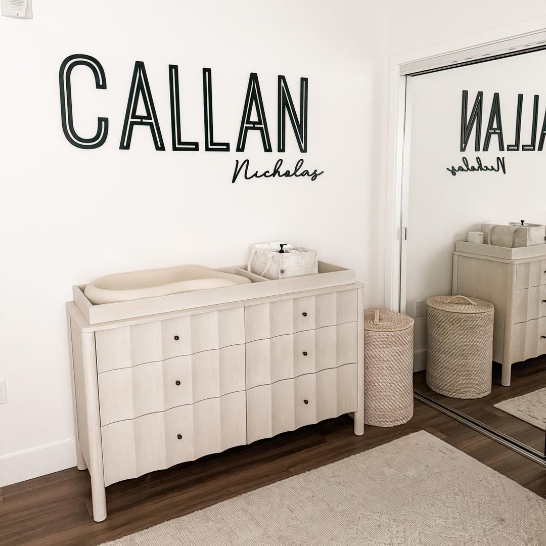 Name Cutouts for Nursery, Wooden Letters, Name Sign, Nursery Letters ...