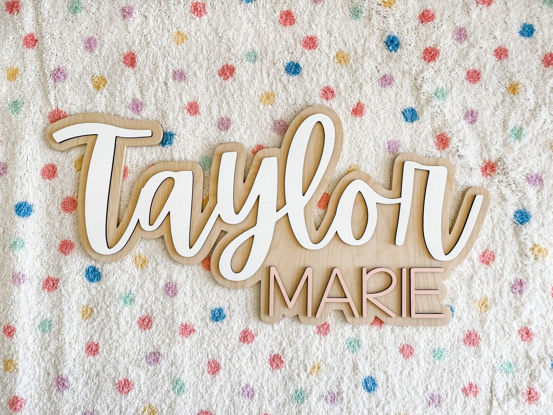 Personalized Name Sign, Boho Name Sign, Outline Name Sign, Name Sign ...