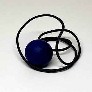 Hair Tie Lasso-ball-blue-has Very Thick Elastic. Step up Your Loc Game ...