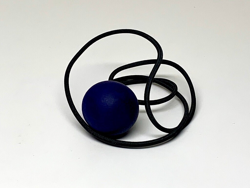 Hair Tie Lasso-ball-blue-has Very Thick Elastic. Step up Your Loc Game ...