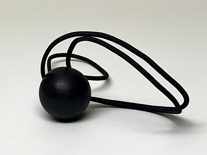 Hair Tie Lasso-wood Black-has Very Thick Elastic. Step up Your Loc Game ...