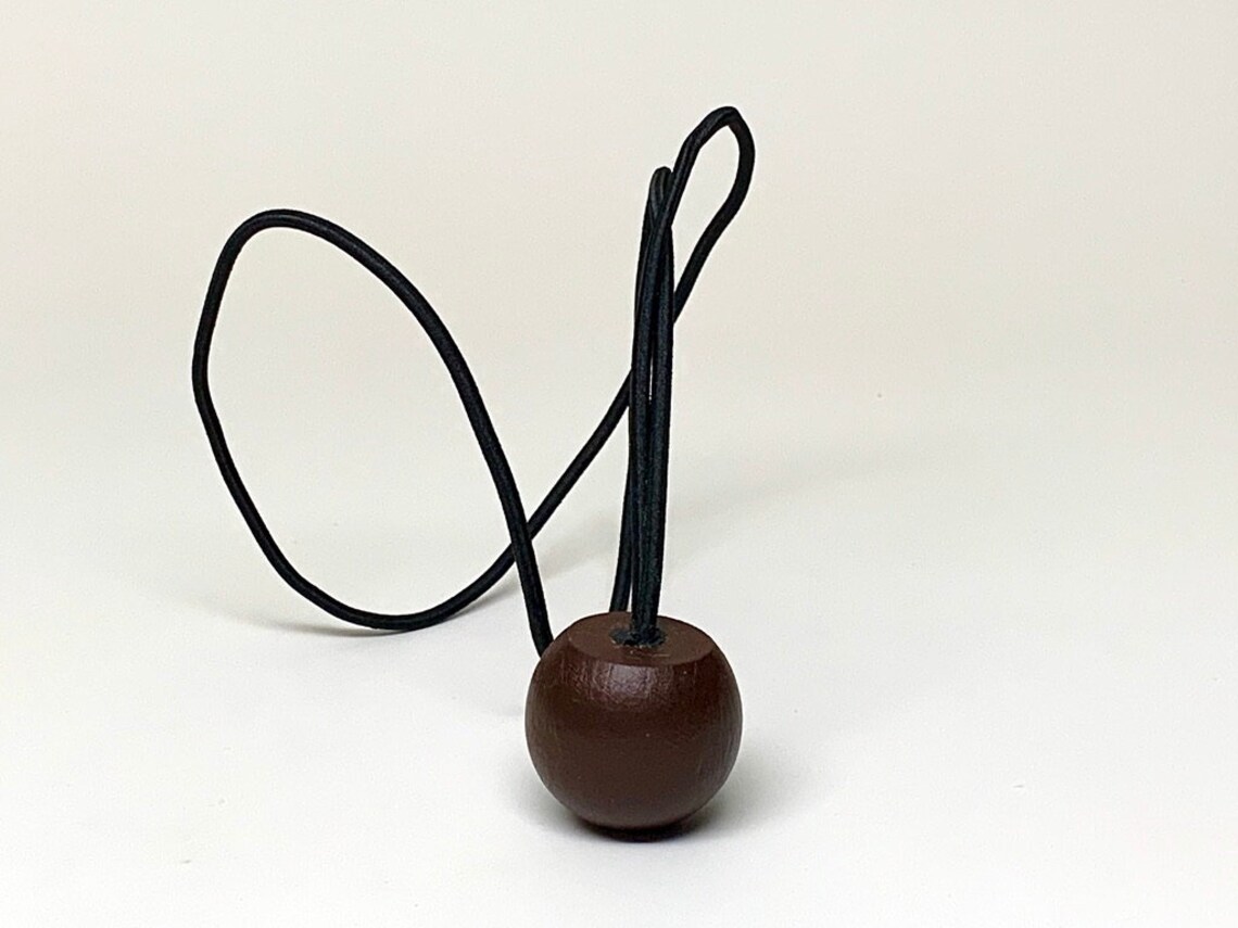 Hair Tie Lasso Ball Brown Has Very Thick Elastic. Step - Etsy