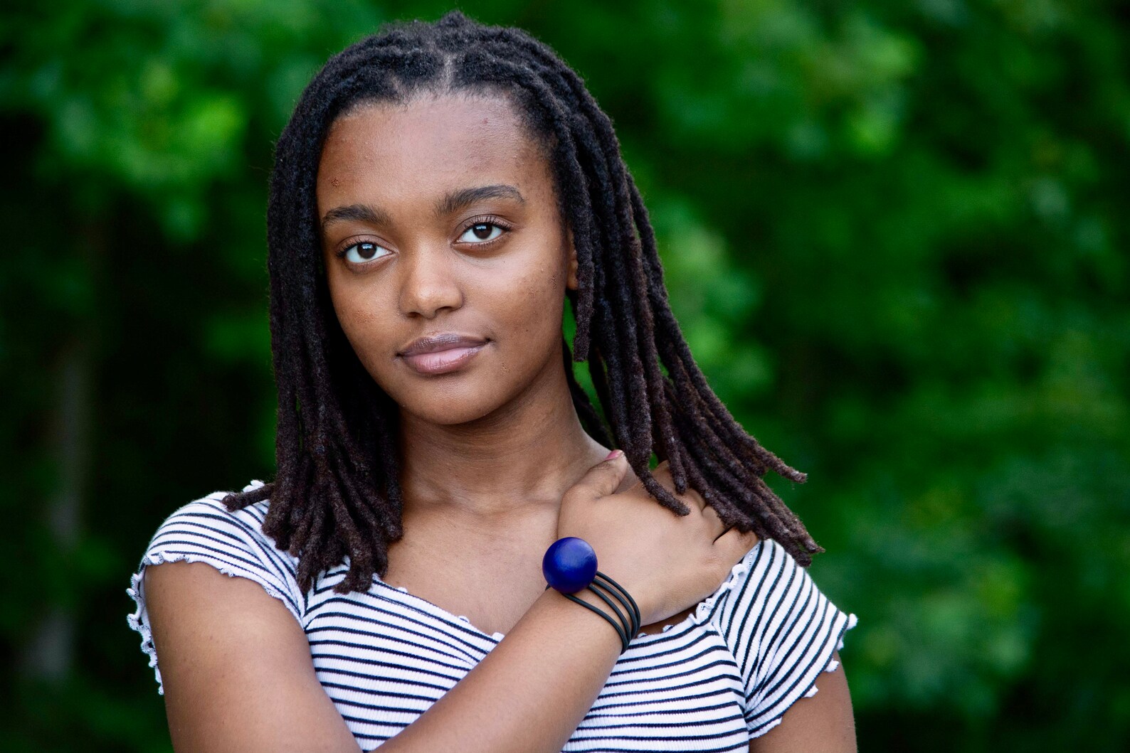 Hair Tie Lasso-ball-blue-has Very Thick Elastic. Step up Your Loc Game ...