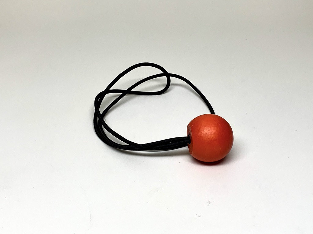 Ball Hair Tie Lasso Orange Has Very Thick Elastic. Step up Your Loc ...