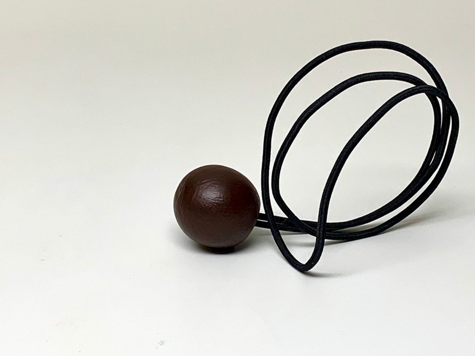 Hair Tie Lasso Ball Brown Has Very Thick Elastic. Step - Etsy