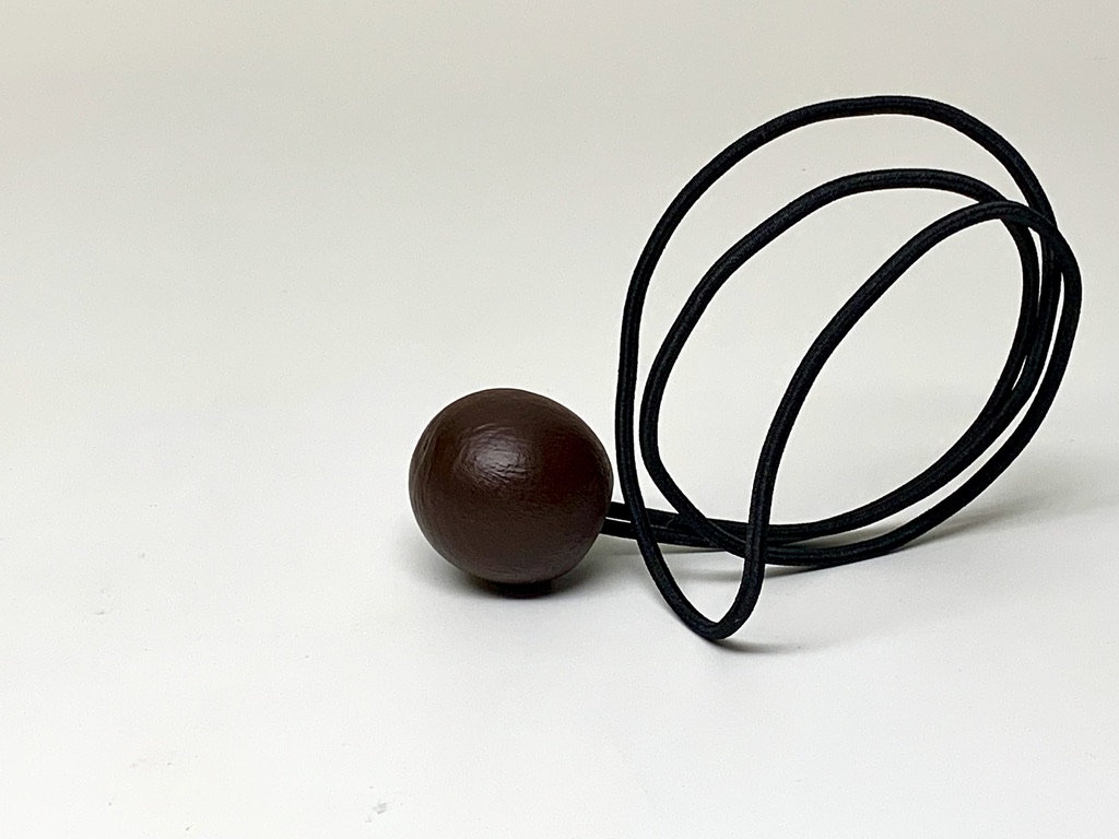 Hair Tie Lasso Ball Brown Has Very Thick Elastic. Step - Etsy