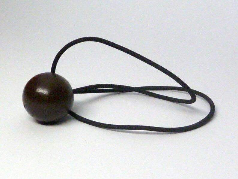 Hair Tie Lasso Ball Brown Has Very Thick Elastic. Step - Etsy