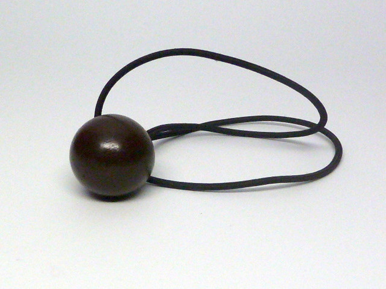 Hair Tie Lasso Ball Brown Has Very Thick Elastic. Step - Etsy