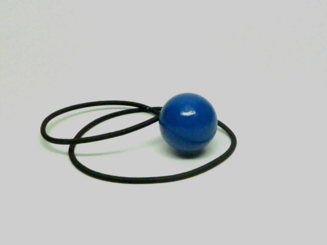 Hair Tie Lasso-ball-blue-has Very Thick Elastic. Step up Your Loc Game ...