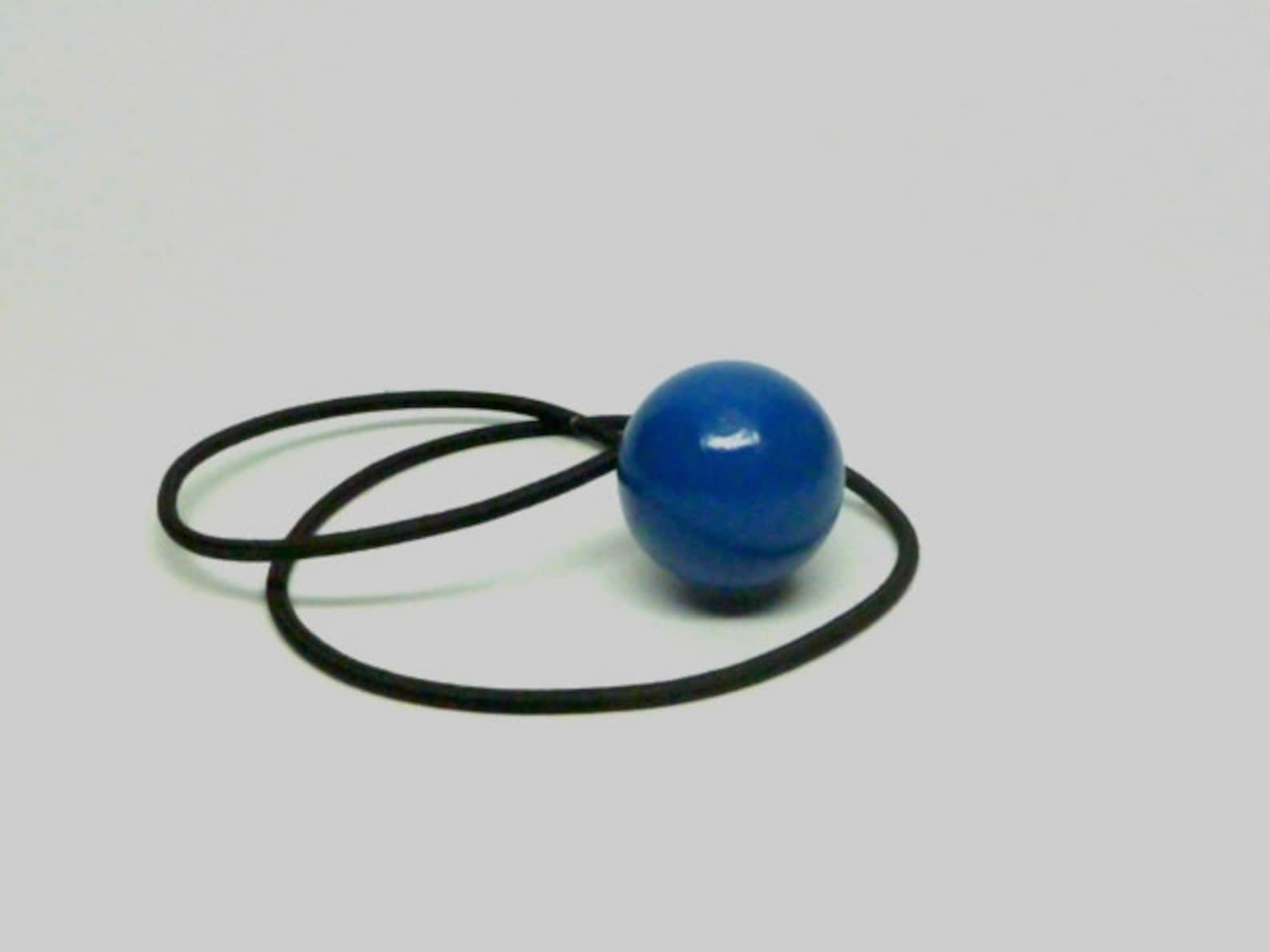 Hair Tie Lasso-ball-blue-has Very Thick Elastic. Step up Your Loc Game ...