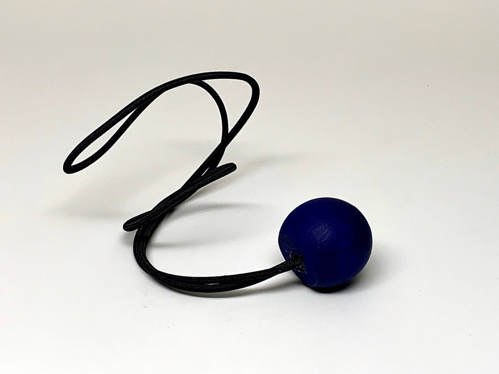 Hair Tie Lasso-ball-blue-has Very Thick Elastic. Step up Your Loc Game ...