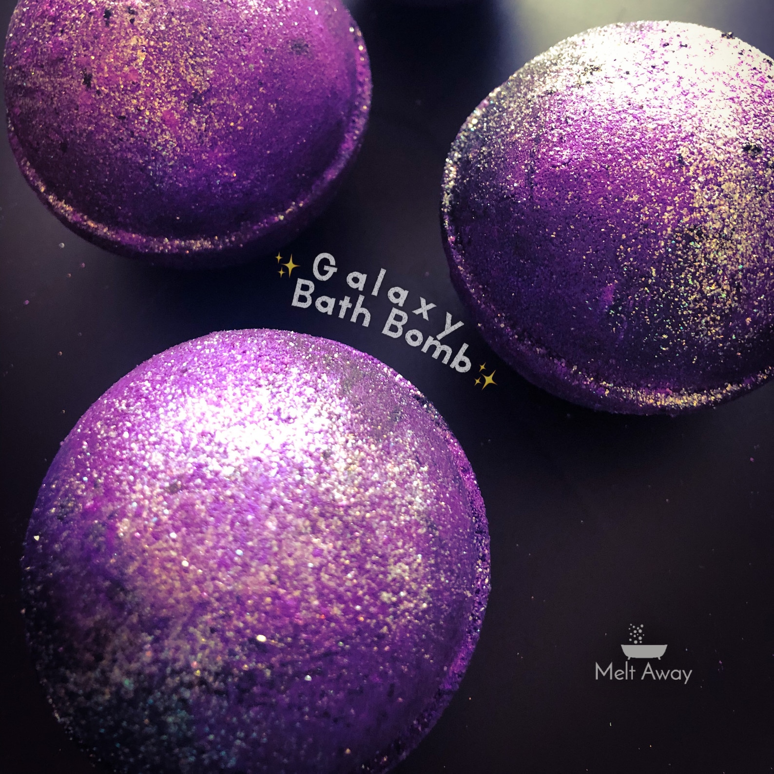 Galaxy Bath Bomb Lavender Bath Product Intergalactic Space - Etsy