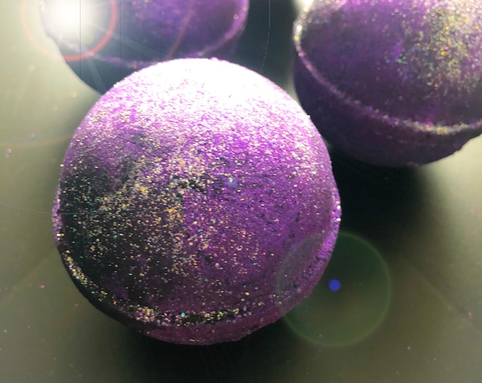 Galaxy Bath Bomb- Lavender Bath Product, Intergalactic Space Bath, Bath ...