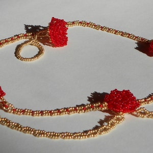 Rosette Necklace - Etsy